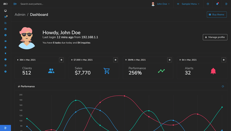 Tailwind templates / Bulma templates | JustBoil.me